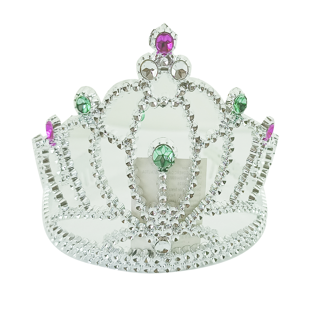 Tiara de Festa Princesa 12cm Fantasia